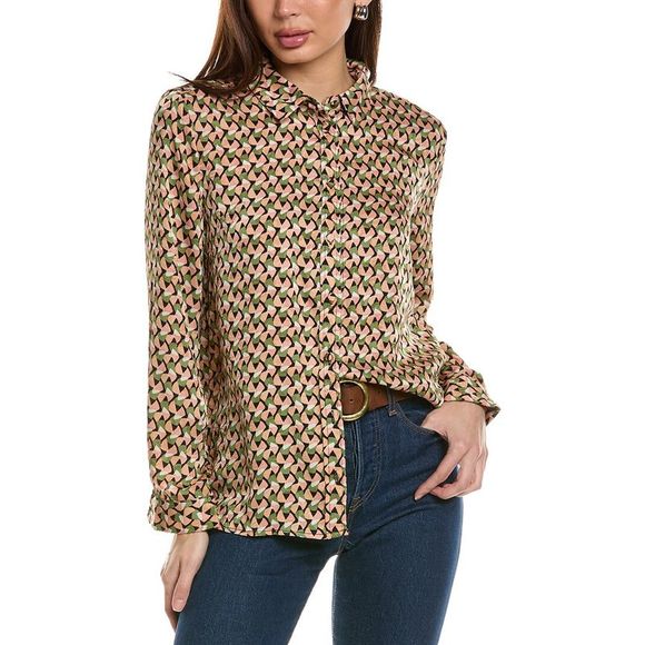 ANNA KAY | Tops | Anna Kay Womens Corine Cashmereblend Blouse Orange ...